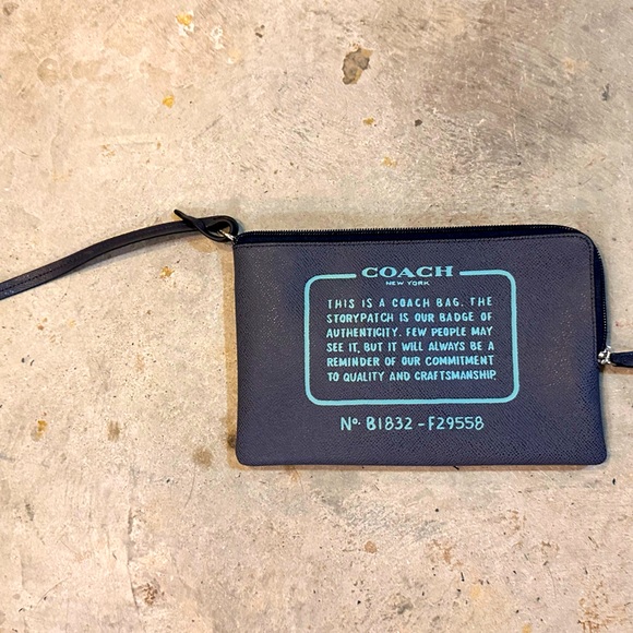 Coach | Bags | Coach Storypatch Badge Bag Zip Gray | Poshmark